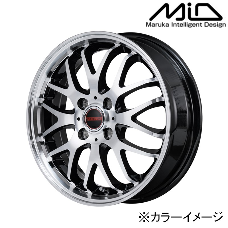 【楽天市場】MID マルカサービス アルミホイール1本 VERTEC ONE EXE10 V Selection 15インチ リム幅4.5 ...