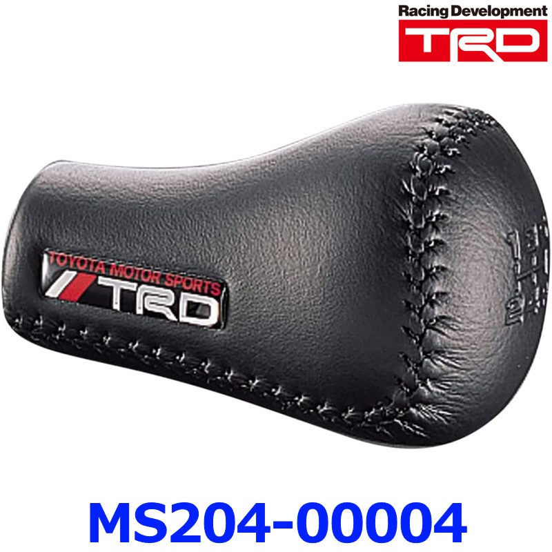【楽天市場】TRD SHIFT KNOB 本革巻 MTシフトノブ MS204-00004 TRDロゴプレート付き バランスウエイト入り トヨタ ...