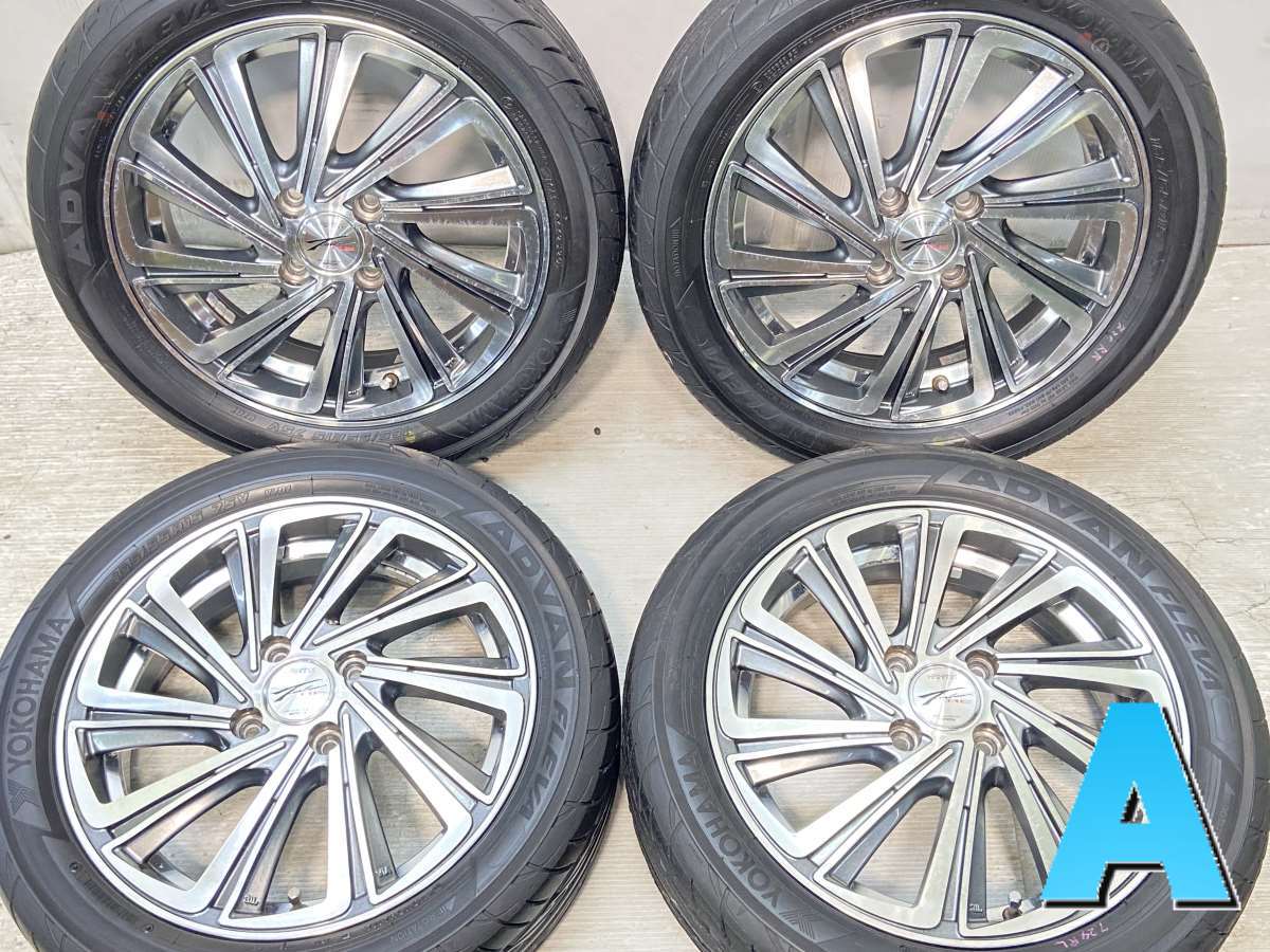 【楽天市場】165/55R15 ヨコハマ アドバン FLEVA ロクサーニ 15x4.5 45 100-4穴 中古タイヤ サマータイヤ ホイールセット 4本セット：タイヤ・ホイール カンパニー