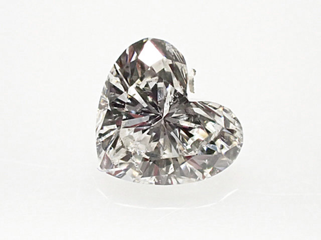 【楽天市場】0．338ct F SI2 ハートシェイプ ダイヤモンド ルース：アインインターナショナル