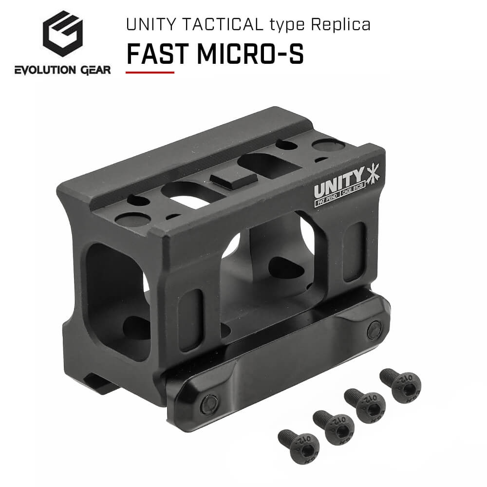 【楽天市場】【 Evolution Gear 製】 UNITYタイプ FAST MICRO-S MOUNT T-1/T-2/COMP M5s ...