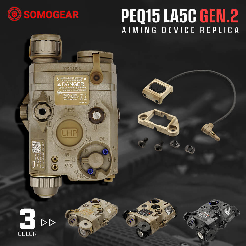 【楽天市場】Mod Buttonスイッチ搭載【2023年最新モデル】【 SOMO GEAR 製】AN/PEQ-15 LA5C UHP ...