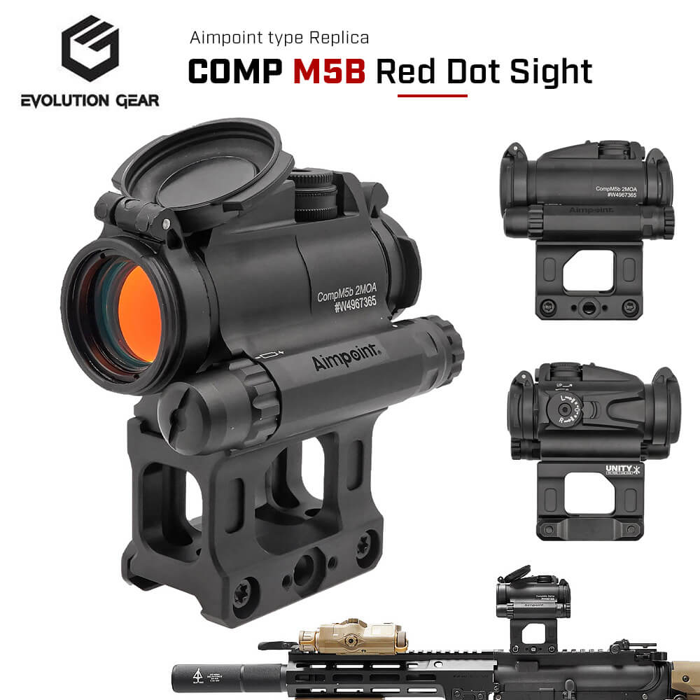 【楽天市場】【 Evolution Gear 製 】 Aimpoint COMP M5b ドットサイト 本体 ＆ UNITY TACTICAL ...