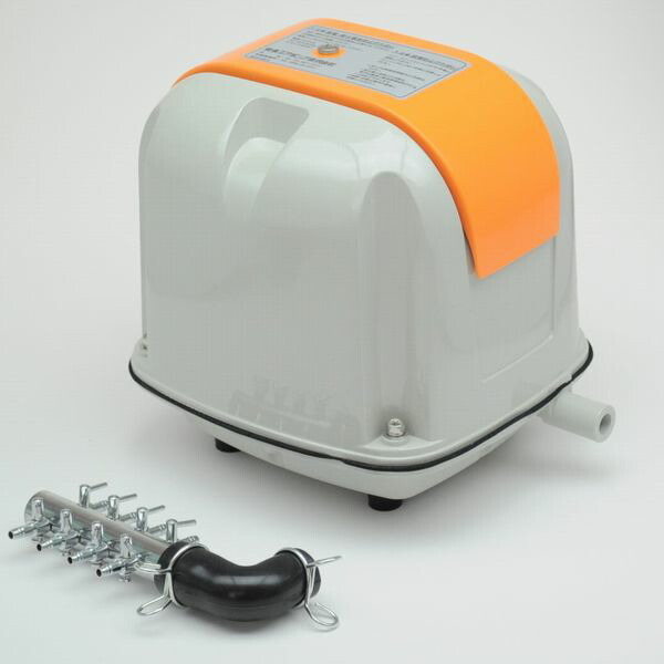 【楽天市場】安永 エアーポンプ AP-40P（8方分岐装置付き） 安永エアポンプ 浄化槽 ブロワー 【水槽】 AP-40P AP-40の後継機種【1年保証付】：ポンプネットショップ楽天市場店