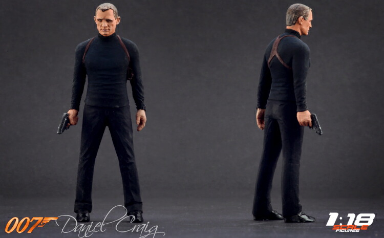 【楽天市場】SF Scale Figures 1/18 ダニエル・クレイグ ジェームズ・ボンド 7 フィギュア Daniel CRAIG James Bond 007 ※ミニカーは付属しません ...