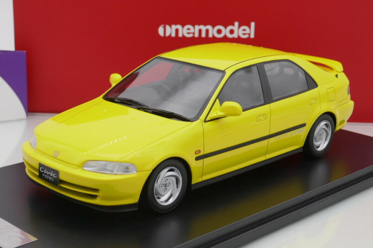 【楽天市場】ワンモデル 1/18 ホンダ シビックフェリオ EG9 GTウィング 1992年 イエローOnemodel 1:18 Honda ...