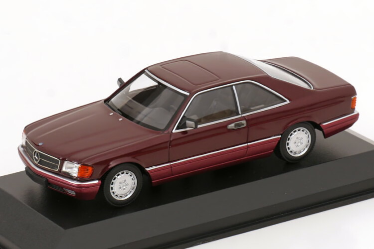 【楽天市場】ミニチャンプス 1/43 メルセデス 560 SEC C126 1986 レッドメタリック マキシチャンプス コレクション ...