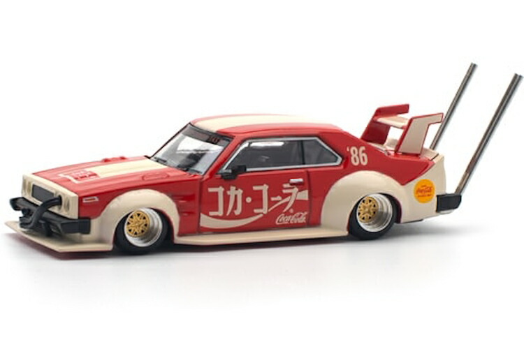 【楽天市場】ポップレース 1/64 コカ・コーラ GTR C210 V8 街道レーサー 族車スタイルPop Race 1:64 Coca ...