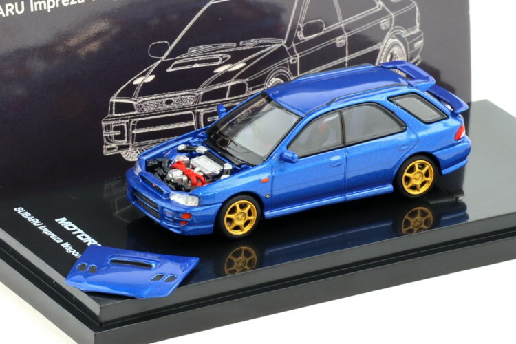 【楽天市場】モーターヘリックス 1/64 スバル インプレッサ WRX STi ワゴン バージョン 6 ワールドラリーブルー マイカ ...
