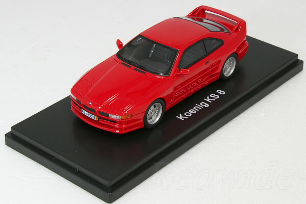 【楽天市場】RENN MINITURES 1/43 ケーニッヒ KS8 レッド BMW E31 850：Reowide モデルカー カタログ SHOP