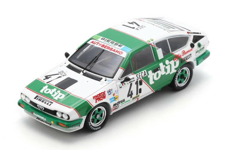 【楽天市場】スパーク 1/43 アルファロメオ アルフェッタ GTV/6 #41 1984年 スパ24時間レース レッラ ロンバルディ ...