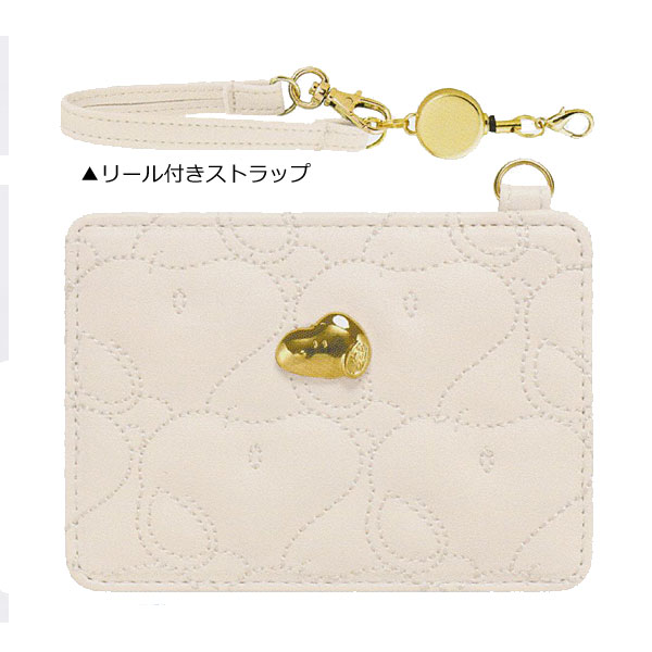 【楽天市場】 スヌーピー SNOOPY PEANUTS【リールストラップ付き パスケース 定期入れ ICカードケース】リール キャラクター 通勤 通学 入学 新学期 新生活 おしゃれ かわいい ...