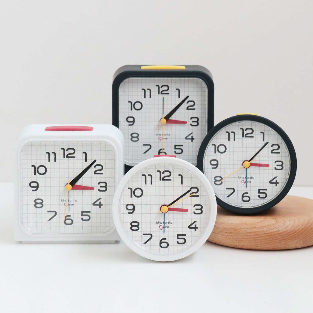 【楽天市場】BHS GENE ALARM CLOCK Bayer Alarm 置時計 卓上時計 アラーム時計 目覚まし インテリア リビング ...