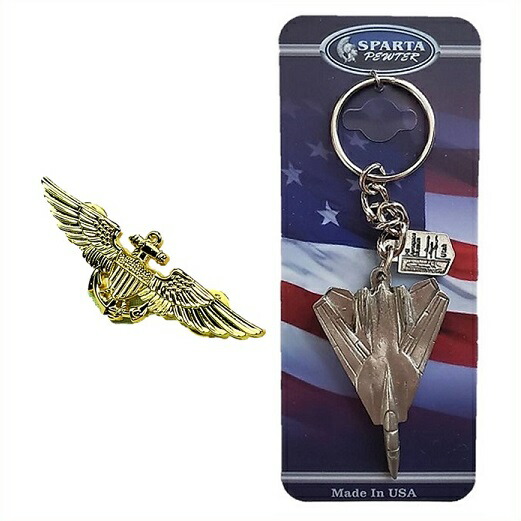 【楽天市場】【sparta pewter】 トップガン F-14 キーホルダー アメリカ製/アメリカ海軍 航空隊徽章 ピンバッチ 7cm /トムキャット/マーヴェリック/トムクルーズ/キー ...