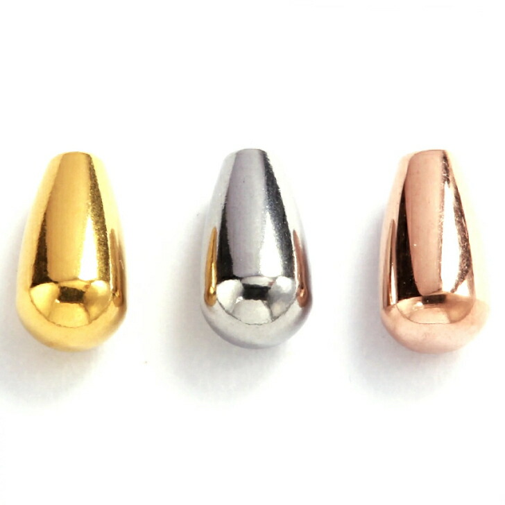 【楽天市場】エンドチャーム 金属アレルギー対応 パーツ ステンレス316L WG色 YG色 PG色：AJSHOP 楽天市場店