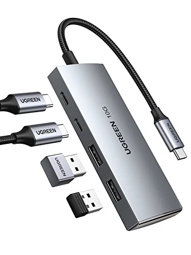 【楽天市場】UGREEN USB Cハブ 10Gbps 4ポート拡張 USB C to USB 3.2 変換アダプタ 2 USB-C and ...