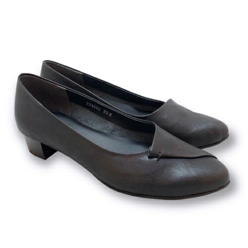 【楽天市場】HIPS ヒップス/224006 パンプス ローヒール 柔らか シンプル レザー 本革 靴 レディース：あかい靴