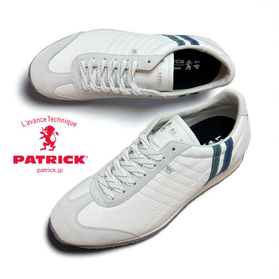【楽天市場】ヒモ通しお届け PATRICK[パトリック] IRIS-ADRIA[アイリス・アドリア]/WHT 507120 スニーカー レザースニーカー シンプル 白 ホワイト レディース ...