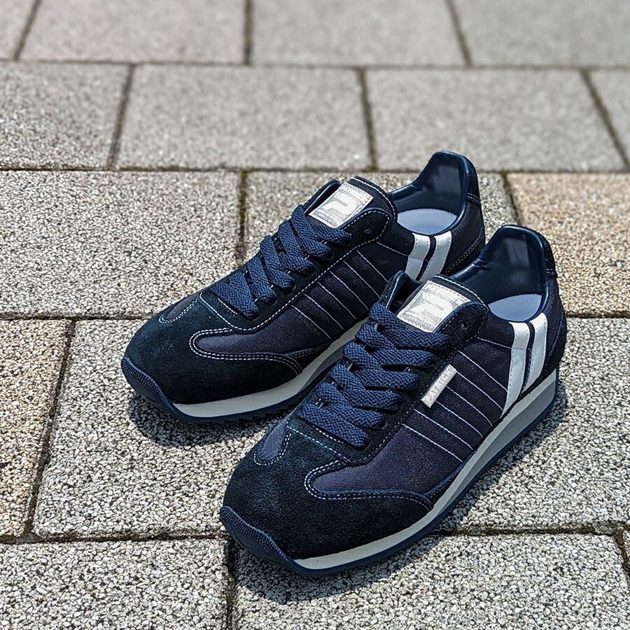 【楽天市場】ヒモ通しお届け PATRICK[パトリック]/MARATHON[マラソン]/IDG[インディゴ]/942352 スニーカー カジュアル ネイビー 紺 藍色 ブルー 青 レザー 本革 ...