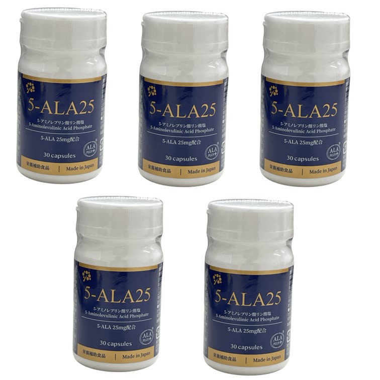 【楽天市場】【5個セット★送料無料】SBIアラプロモ 5-ALA25 30粒 5-ALA 25mg配合【限定品】【期間限定クーポンあり】：アカカベオンライン 楽天市場店