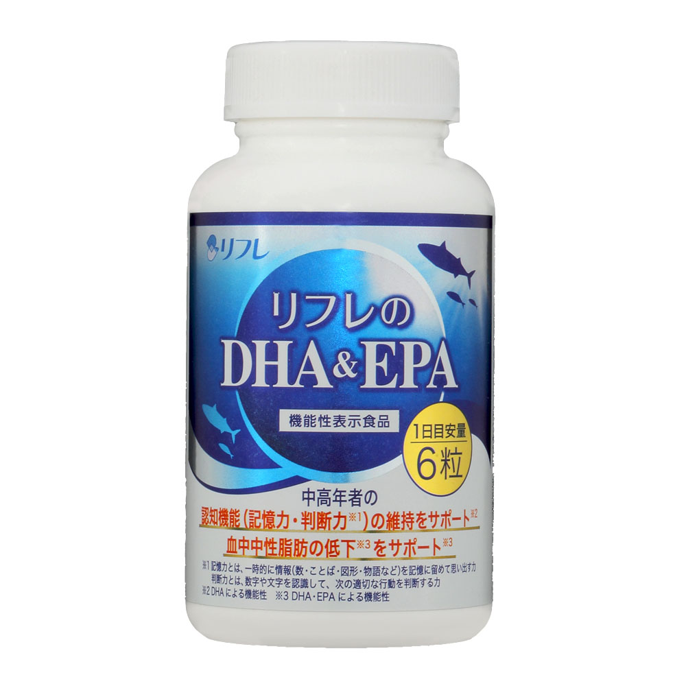 【楽天市場】【10個セット★送料無料】リフレ 【DHA＆EPA】 DHA 脂肪酸 オイル EPA オメガ3 サプリメント 不飽和脂肪酸 日本製 国産 健康食品 DHAサプリ DHAサプリメント ...
