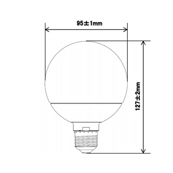 【楽天市場】パナソニック LED電球 ボール電球タイプ 100W形相当 電球色 口金E26 外径95mm LDG11L-G/95/W：あかり電材 楽天市場店