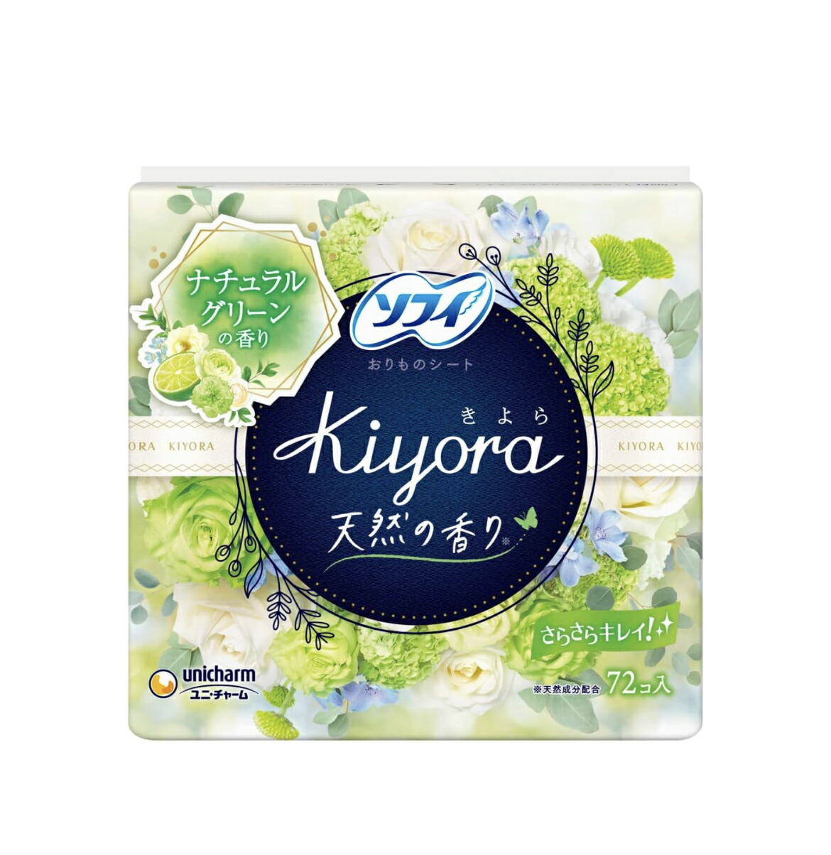 【楽天市場】ソフィ Kiyora グリーンフレッシュ 72コ入(unicharm Sofy)：あかさたな総本店 楽天市場店