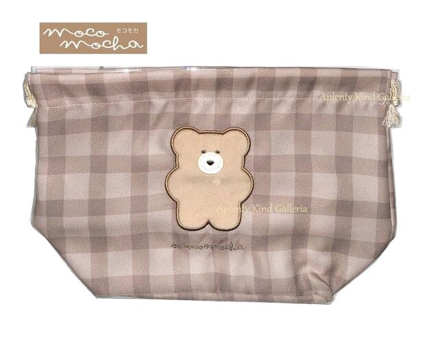 【楽天市場】【 moco mocha グッズ】 モコモカ ワッペン付き ランチ 巾着 NO.69518 モコ もこもか おべんとうぶくろ ...