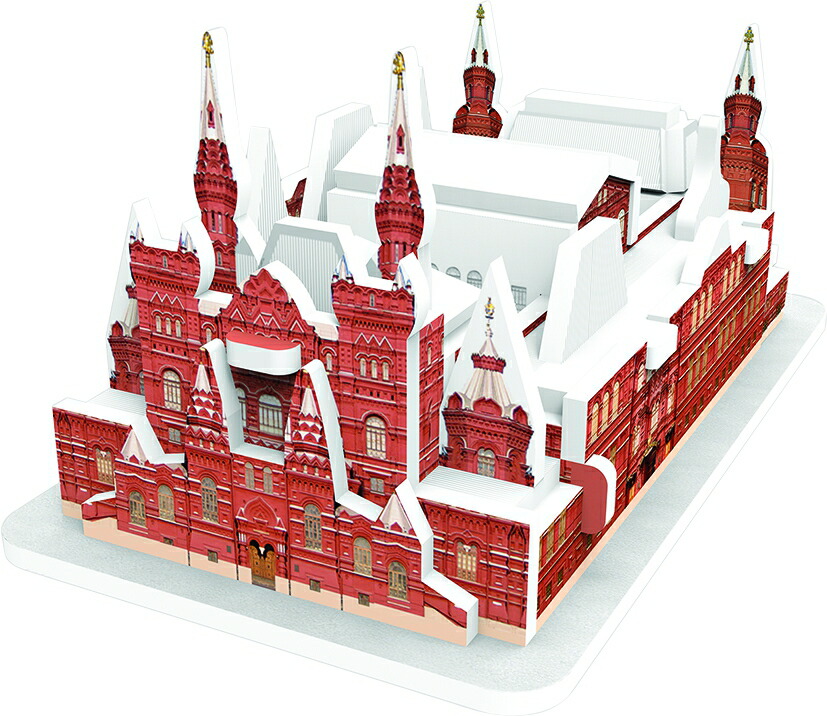 【楽天市場】3D パズル ミニサイズ 「ロシア国立歴史博物館 (モスクワ 赤の広場)」：Akhtuba