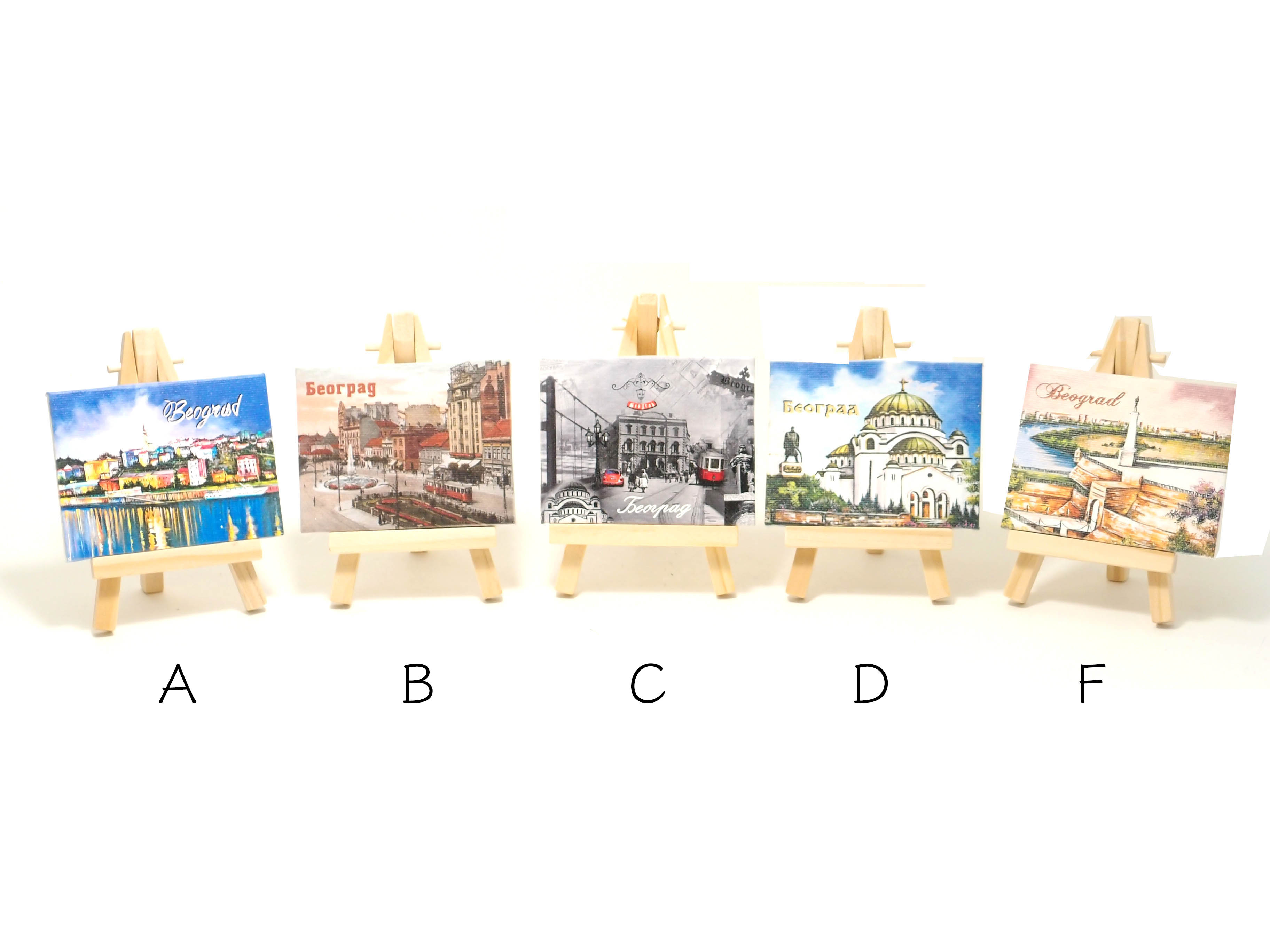 【楽天市場】セルビア お土産 ミニ絵画 （横）「ベオグラード」[セルビア製]：Akhtuba