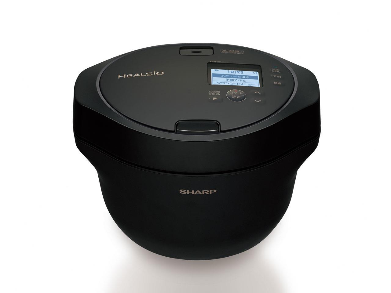 【楽天市場】シャープ ヘルシオ ホットクック KN-HW16H-B プレミアムブラック ヘルシオ ホットクック 1.6L マイコン式 無水調理 ...