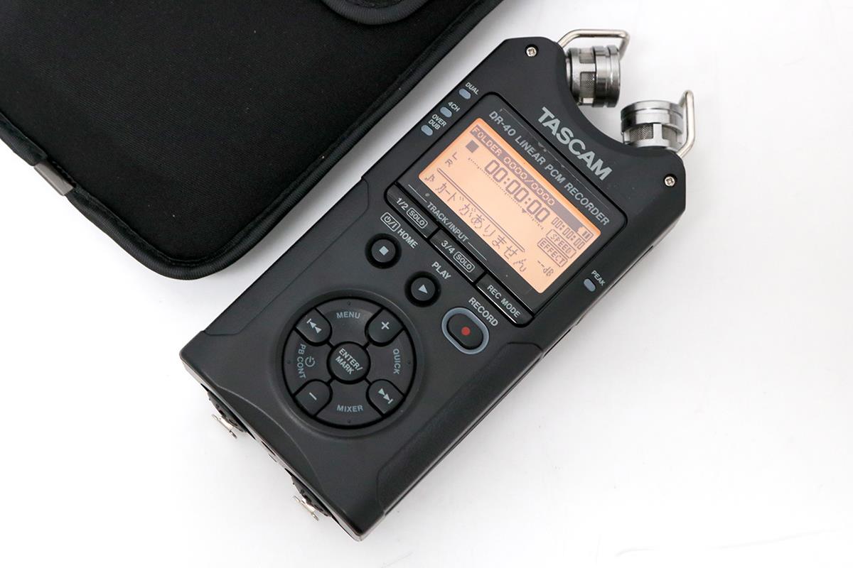 【楽天市場】【中古】【並品】タスカム DR-40 リニアPCMレコーダー CA01-M3139-2D1B TASCAM ICレコーダー PCM ...