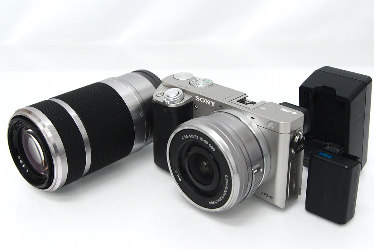 【楽天市場】【中古】【並品】ソニー α6000 ILCE-6000Y ダブルズームレンズキット シルバー CA01-M2190-2Q1A ...