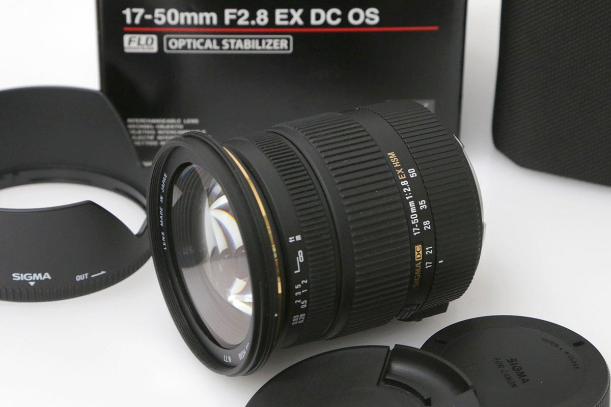 【楽天市場】【中古】【並品】シグマ 17-50mm F2.8 EX DC OS HSM キヤノンEFマウント用 CA01-C423-2B3 ...