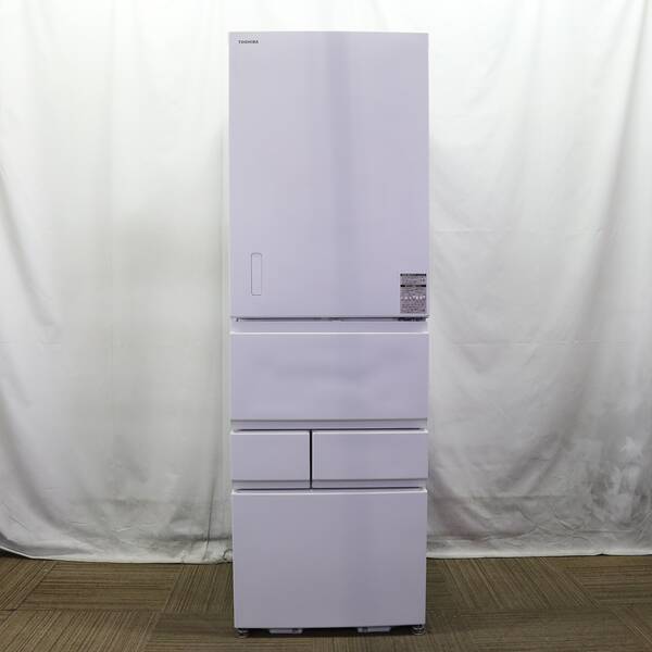 【楽天市場】【中古】TOSHIBA(東芝) 〔展示品〕 冷蔵庫 VEGETA（ベジータ）GTMシリーズ エクリュホワイト GR-W450GTM-WS [幅60cm ／452L ／5ドア ／右 ...
