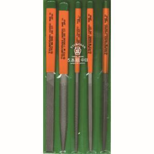 【楽天市場】【ツボサン TSUBOSAN】ツボサン ST005-02 組ヤスリセット5本組 中目：あきばお～楽天市場支店