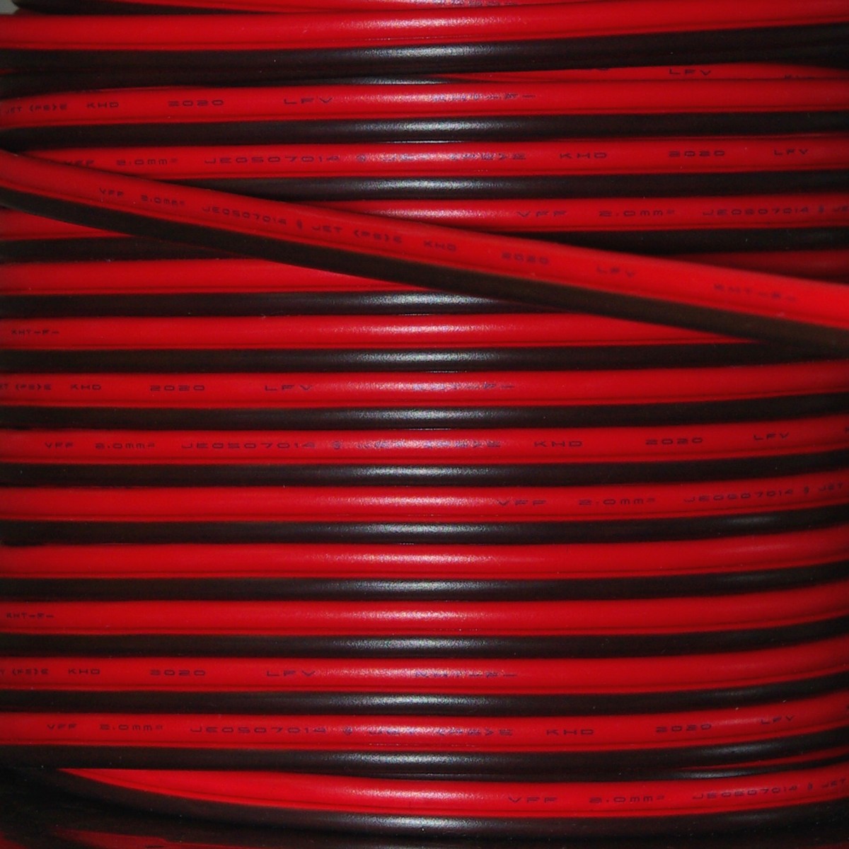 【楽天市場】1m 切断販売 VFF 2.0SQ 赤黒 平行ビニル線 スピーカーコード 電子機器配線材に：秋葉原の九州電気 楽天市場店