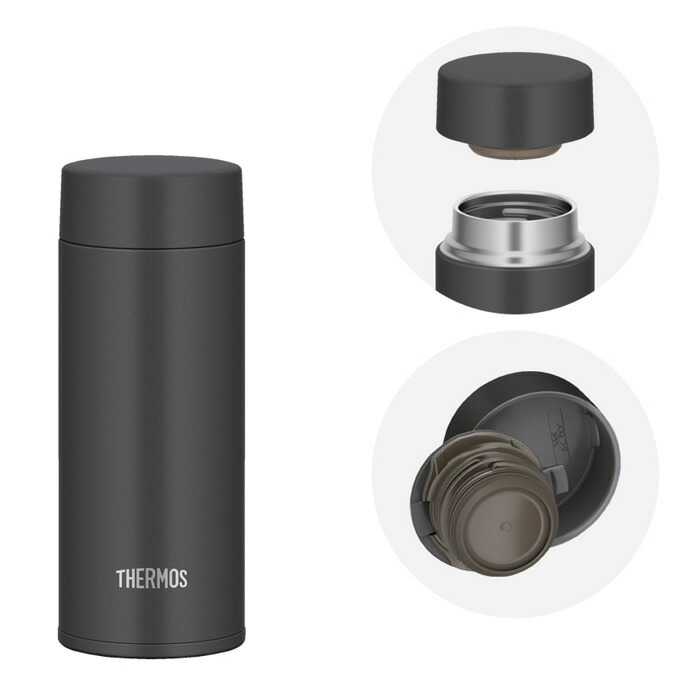 【楽天市場】サーモス 真空断熱ケータイマグ JOQ-351-SMB スモークブラック 350ml 食洗機対応 保温 保冷 水筒【送料無料 ...