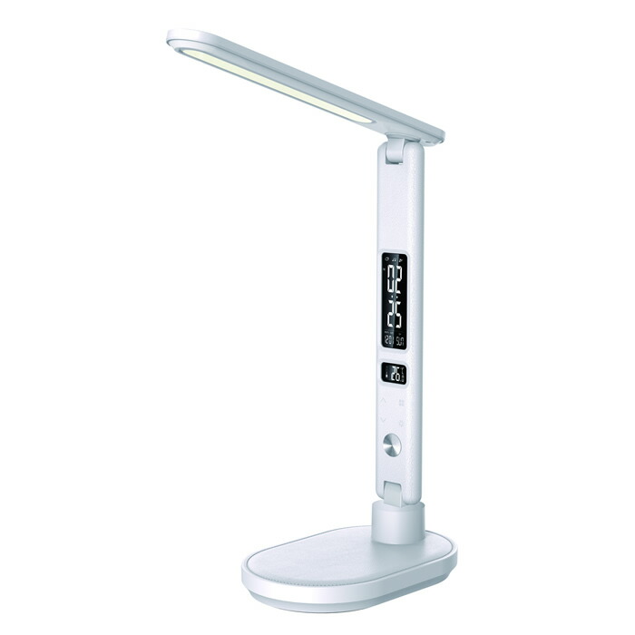 【楽天市場】ゼピール LED スタンドライト デジタル表示付 ZLT-20B-W ホワイト 5段階調光 3段階調色 昼白色 電球色 温白色 ...