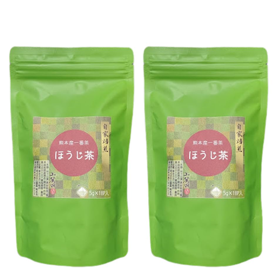 【楽天市場】水出し煎茶 ティーパック 緑茶5g×18Pの2個セット (ほうじ茶(熊本産一番茶))：商人気質