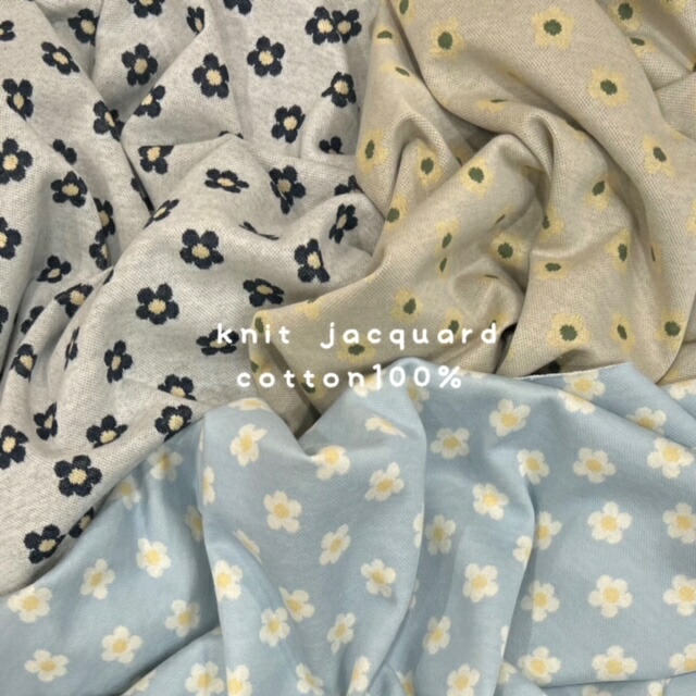【楽天市場】花柄 ジャガードニット生地 スパッツ モンキーパンツ ネックウォーマー レッグウォーマー 服地 カーディガン 韓国風 布 綿100％：OKB fabric