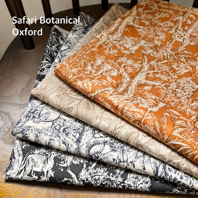 【楽天市場】オックス生地 ボタニカルサファリ コットン100% 綿 平織素材 しっかり なめらか ポーチ トートバッグ 洋服：OKB fabric