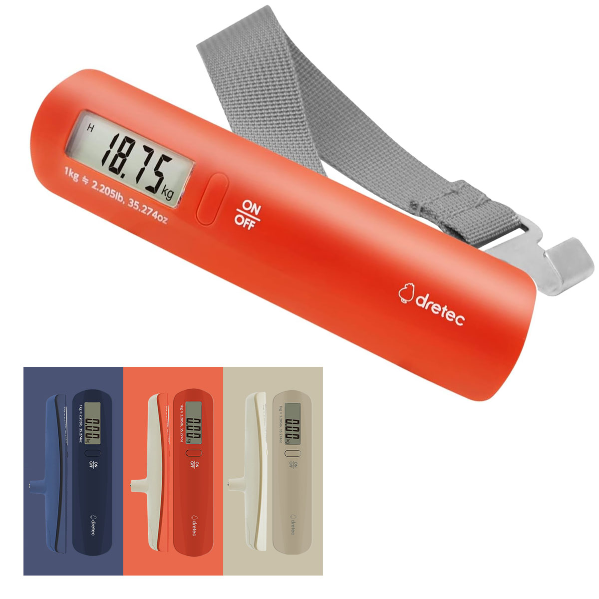 【楽天市場】ラゲッジチェッカー ラゲッジスケール 荷物用はかり ドリテック 50kg 吊り下げ LS-107 送料無料：いま何度