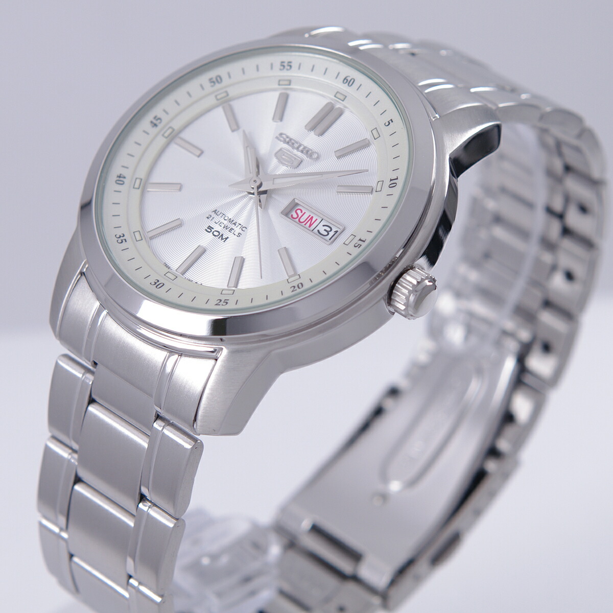 【楽天市場】セイコー SEIKO 5 腕時計 海外モデル 自動巻き ホワイト文字盤 SNKM83K1 メンズ [逆輸入品]：アッキーインターナショナル