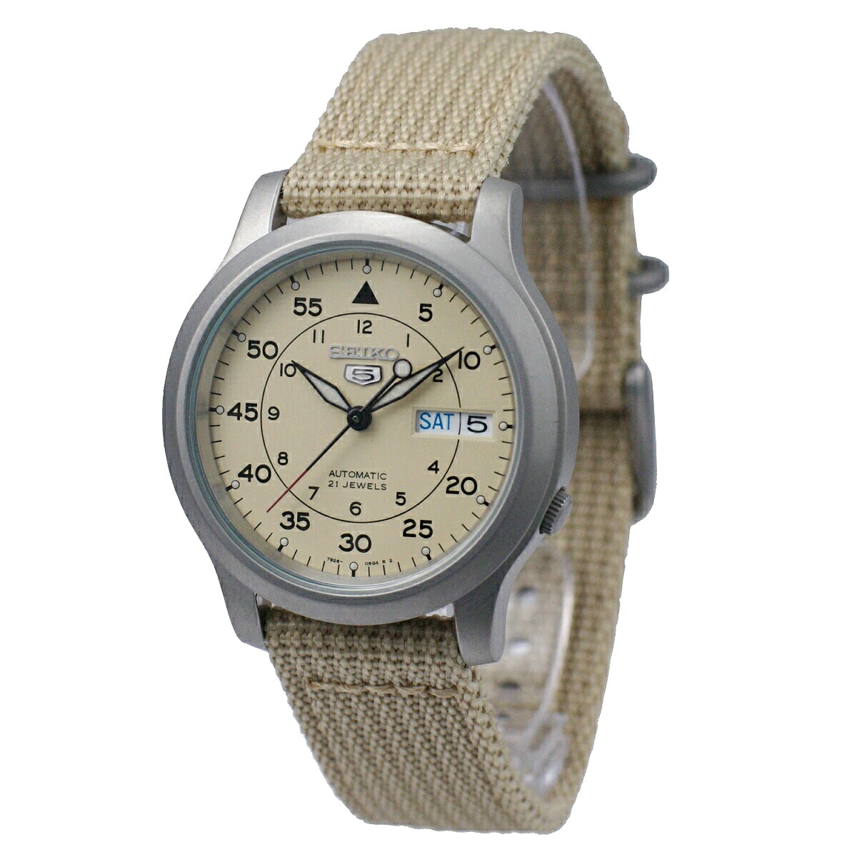 【楽天市場】セイコー SEIKO 5 腕時計 海外モデル 自動巻き ミリタリー ベージュ SNK803K2 メンズ [逆輸入品]：アッキー ...