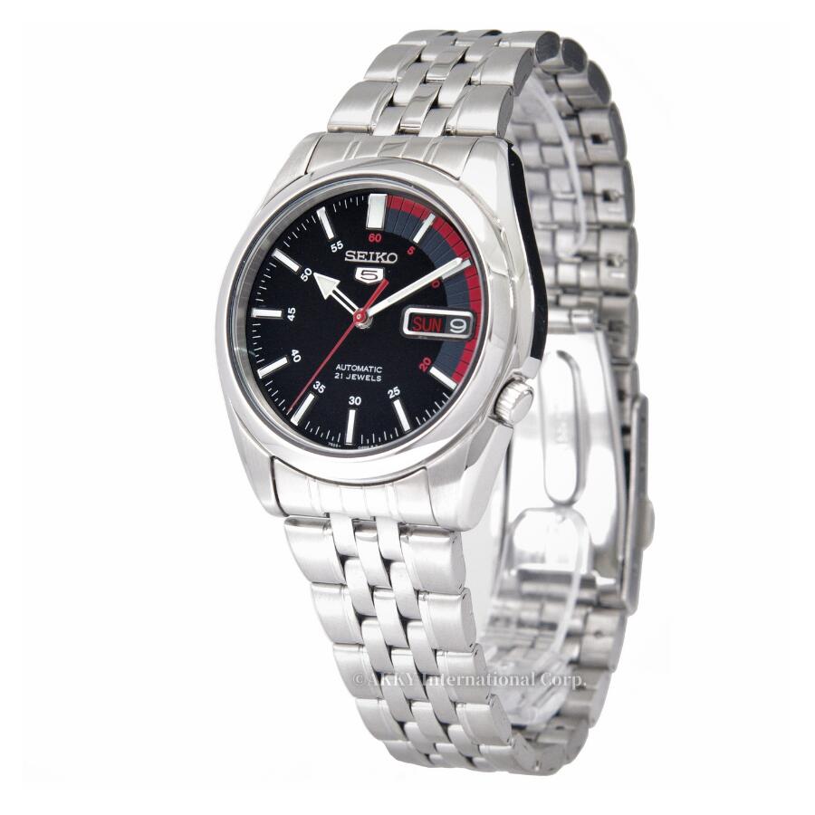 【楽天市場】セイコー SEIKO 5 腕時計 海外モデル 自動巻き ブラック文字盤 SNK375K1 メンズ [逆輸入品]：アッキーインターナショナル