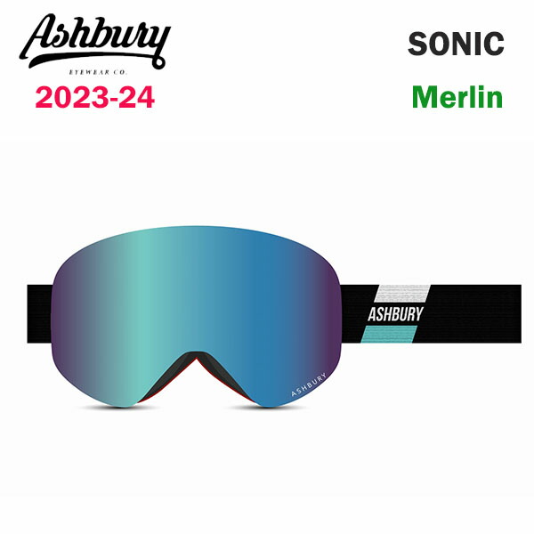 【楽天市場】SALE!!! 23-24 ASHBURY SONIC Merlin 2024 アシュベリー スノーボード ゴーグル ソニック ...