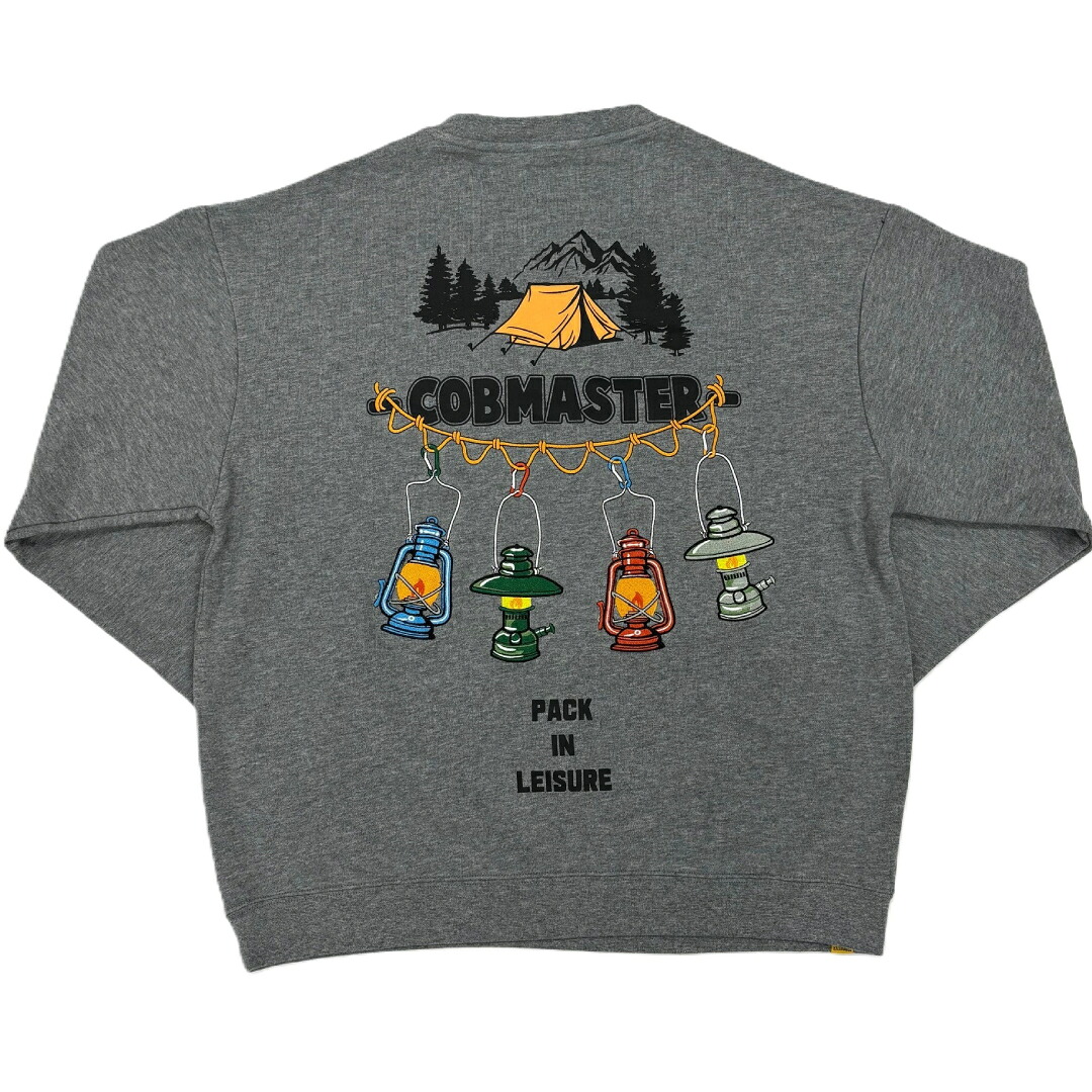 【楽天市場】COBMASTER コブマスター ランタン刺繍 バックプリント 裏毛スウェット 427514 カラー GREY 正規品：スポーツ ...