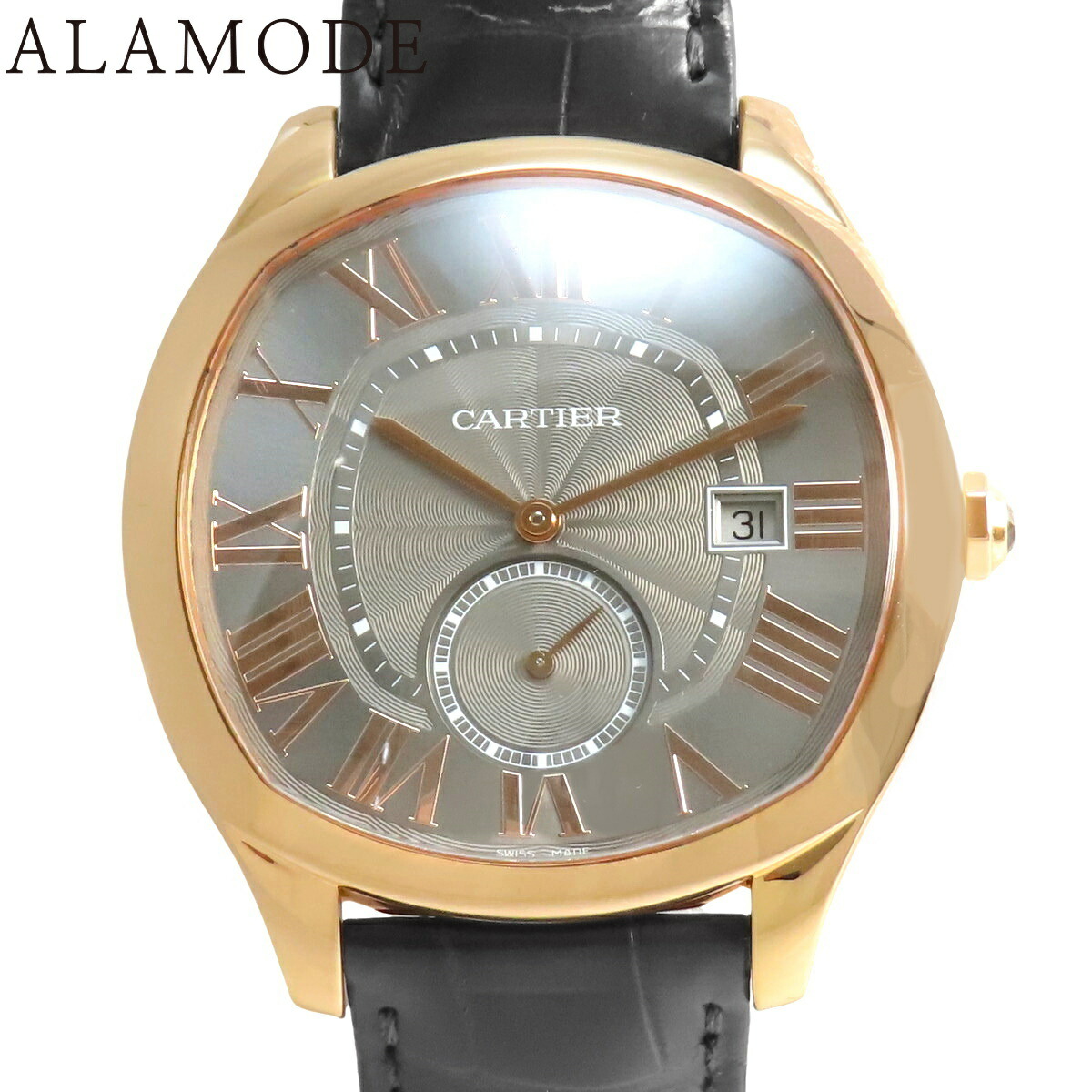 【楽天市場】【保証書付】カルティエ ドライブ ドゥ カルティエ WGNM0004 PG ピンクゴールド/革 自動巻き 腕時計 2016年5月 ...