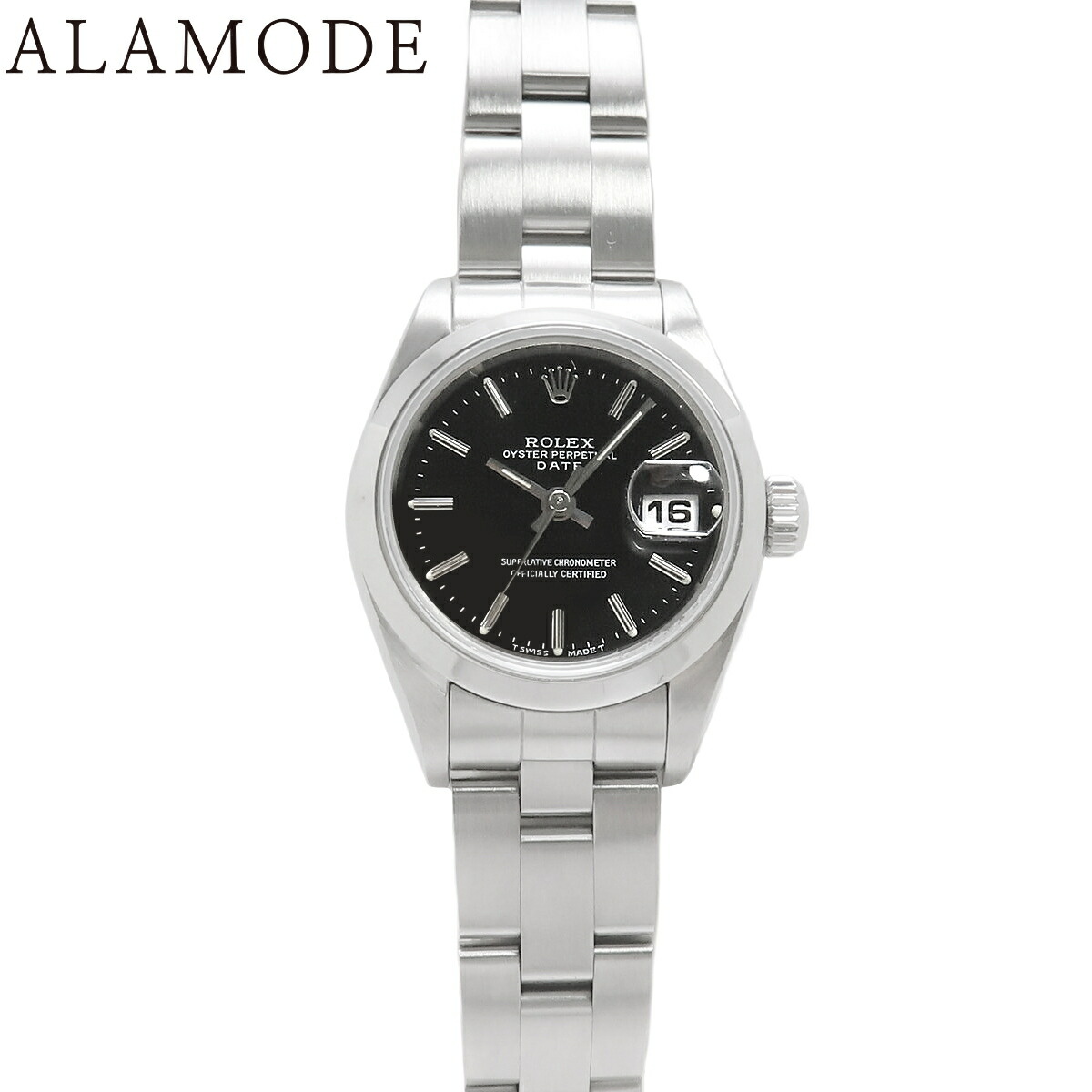 【楽天市場】【保証書付】ロレックス 69160 オイスターパーペチュアル デイト SS W番(1994年～1995年) 自動巻き 腕時計 ...